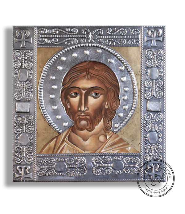Jesus Christ the Teacher - Repousse Icon – ILLUMINATION STUDIO
